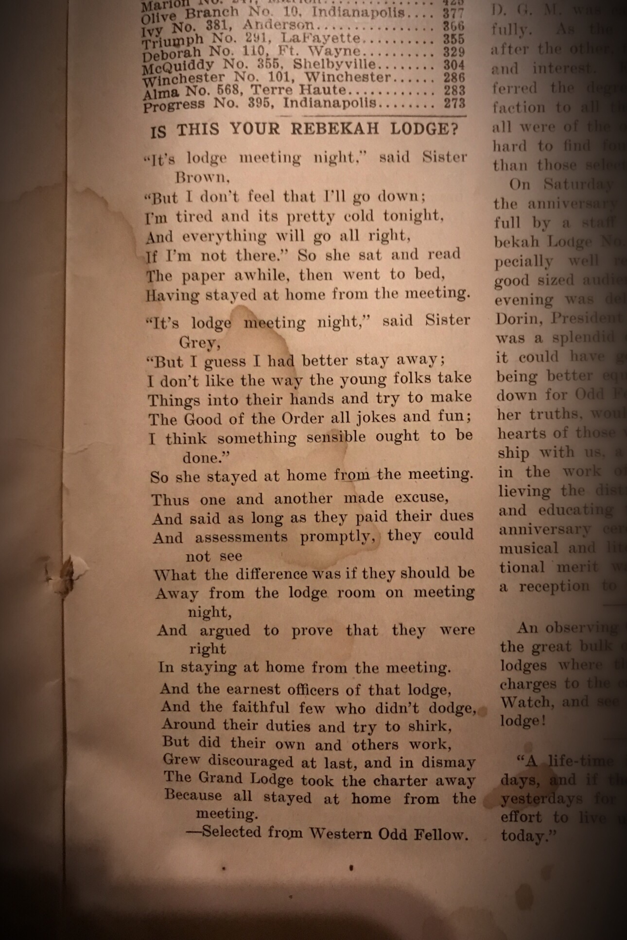 Is This Your Lodge? A Poem – Heart in Hand